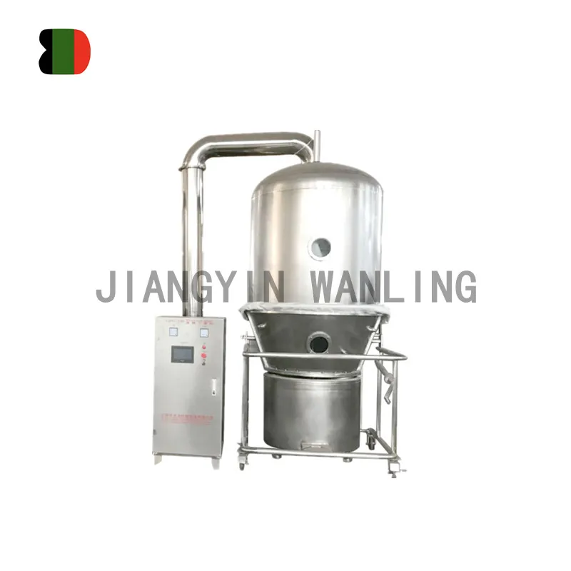 Gfg Stainless Steel Flour Chemical Powder Drying Fluid Fluidized Bed ...