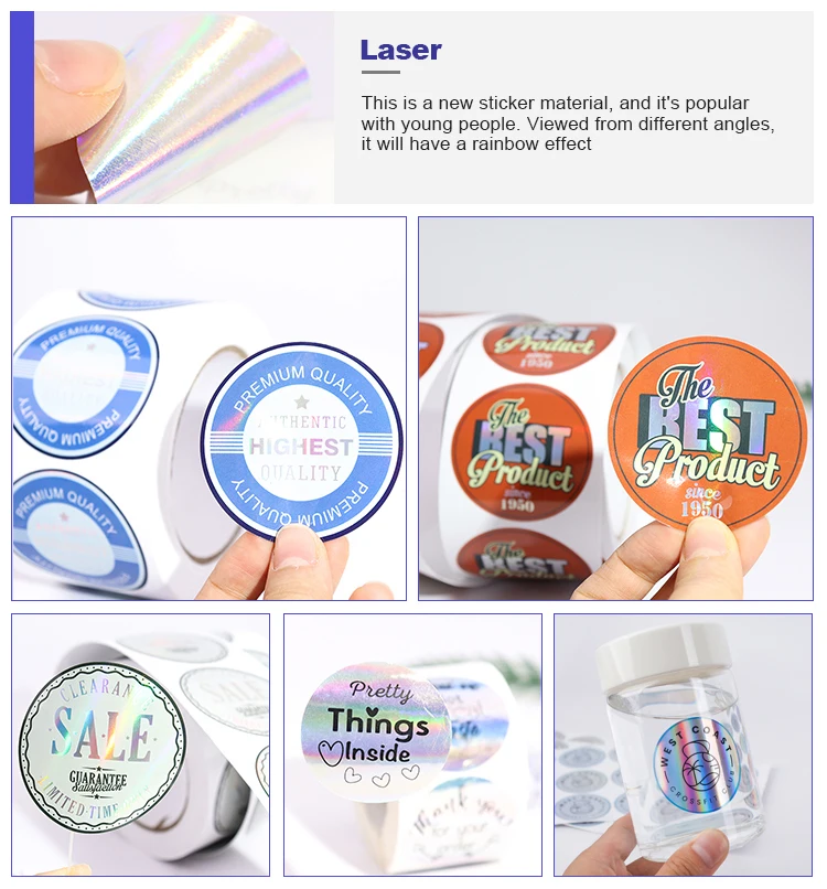 Personalized Product Custom Round Stickers - Durable & Waterproof