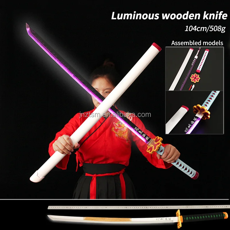 41inch Demon Slayer LED Katana Sword Plastic Material 104cm Size for ...