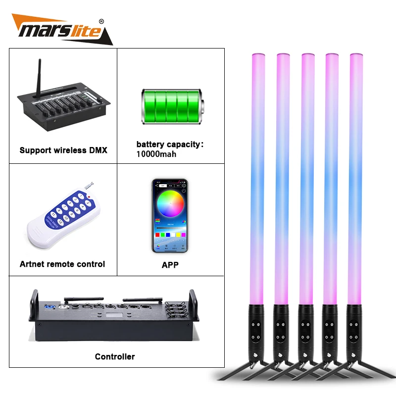 360 Astera Titan Tubes Wireless Battery Pixel Led Tube Light Dmx ...