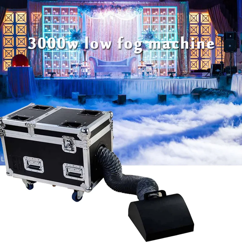 3000W Water Low Fog Machine Hazer Smoke Machine by Supershowlight