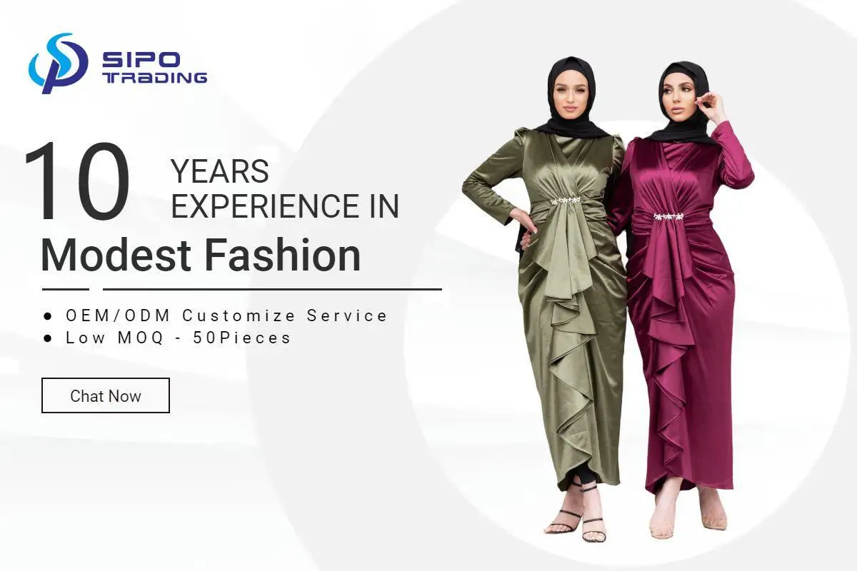 Sipo Eid Muslim Abaya Set Malaysia Women's Clothing 2 Piece Abaya Suits ...