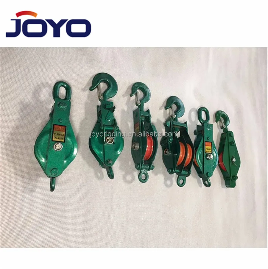 Alibaba.com: Heavy Duty 1-Sheave Open Type Snatch Pulley Block with Eye ...