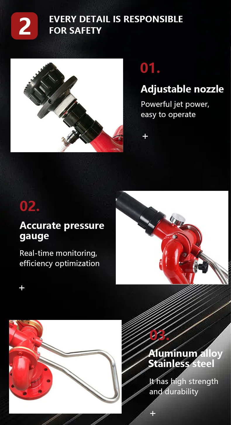 Fire Suppression System Water Cannon For Fire Fighting Stainless Fire ...