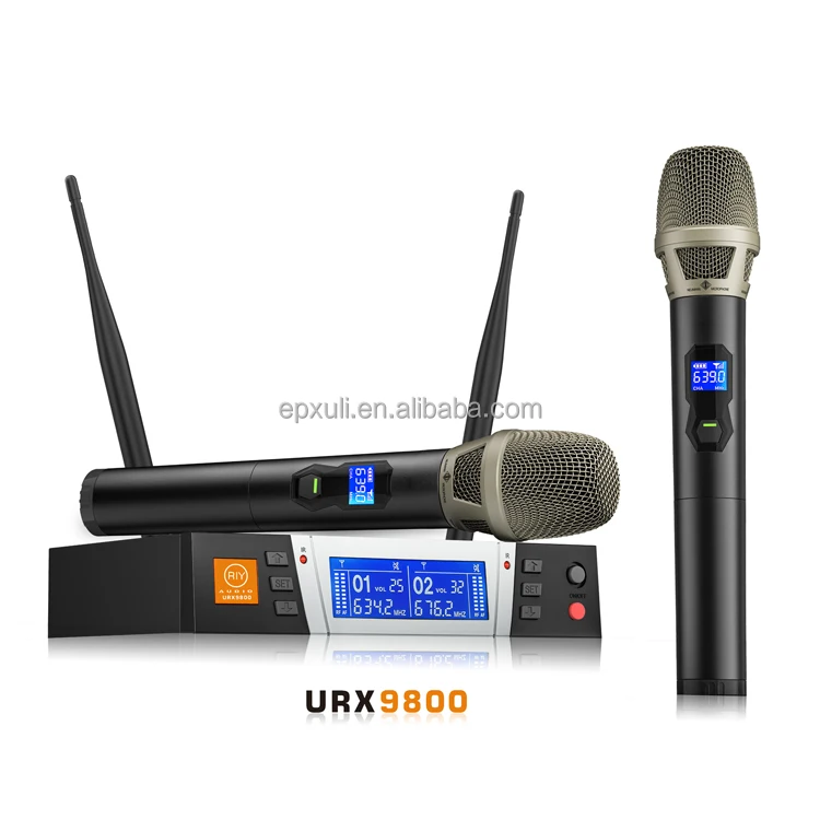 URX9800 Wireless Microphone - Long Range 150M Mini Receiver