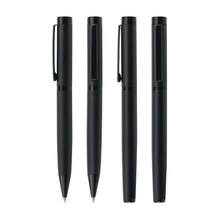 Simple Black High-class Metal Ballpoint Pens - Buy Promotional ...