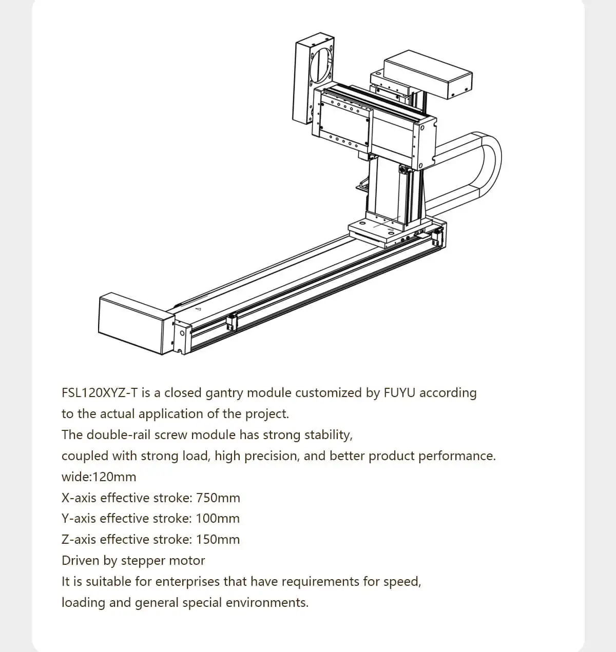 FUYU 3 Axis Ball Screw Linear Positioning Stage Dustproof XYZ Robotic ...