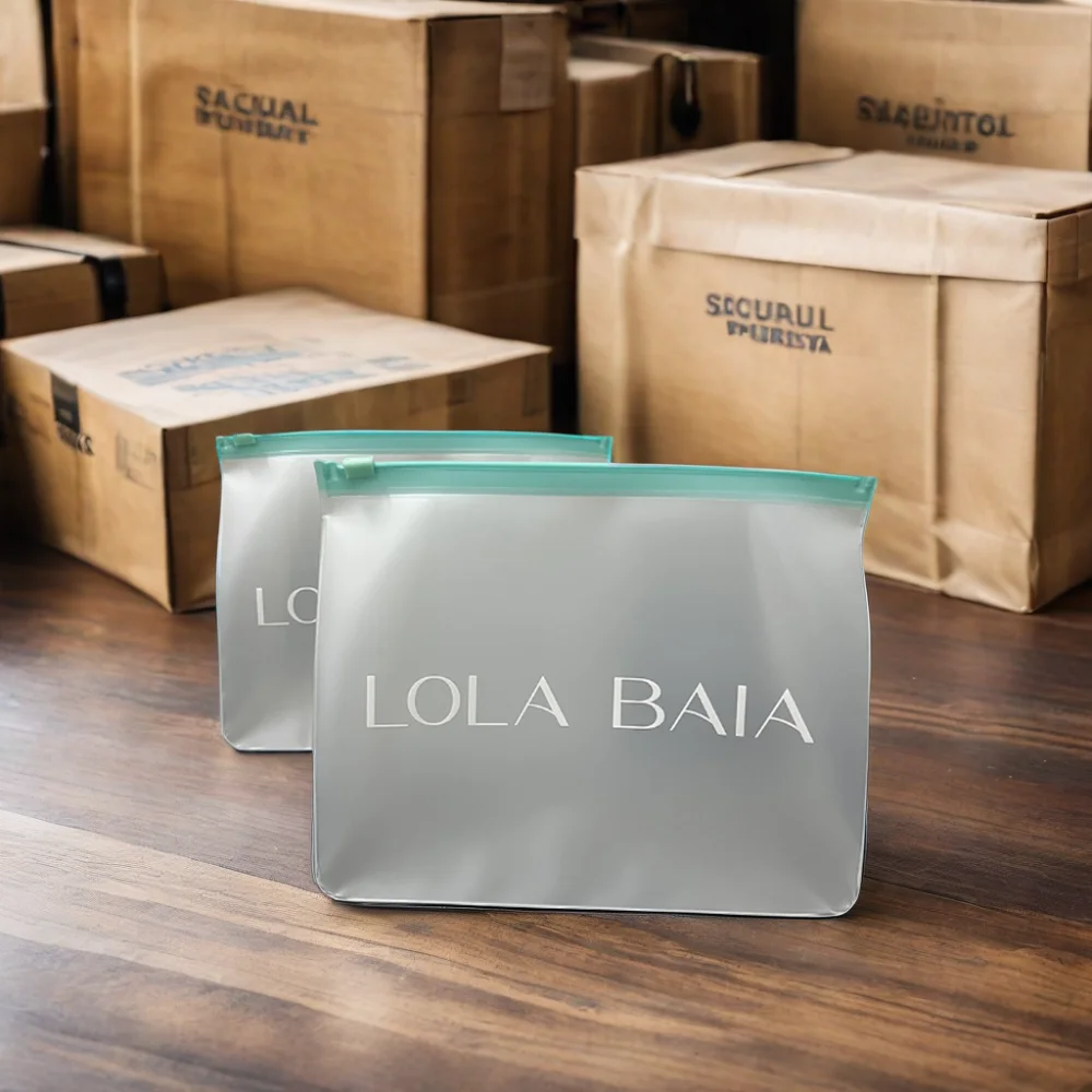 Custom Frosted Plastic Ziplock Bags for Clothing - Secure Lock ...