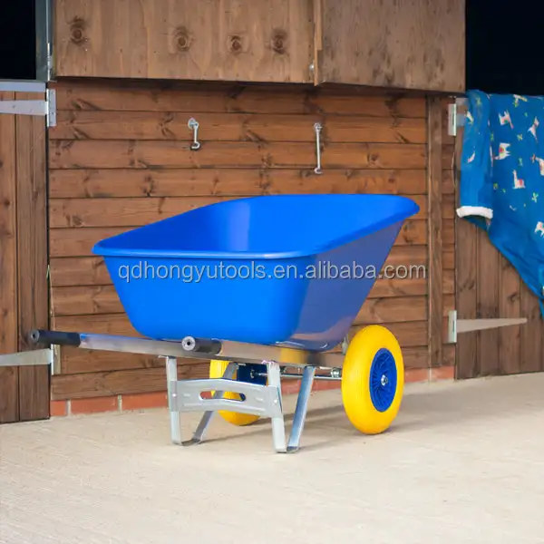 Durable 200L Plastic Tray Wheelbarrow - Perfect for Gardens ...