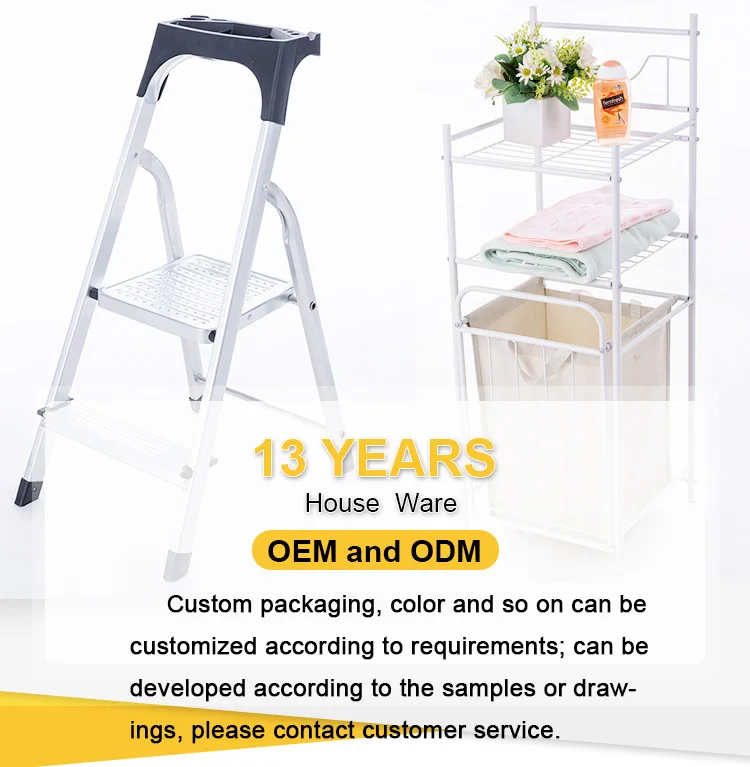 China Multi Stage Ladder Household Products 3 Step Folding Ladder