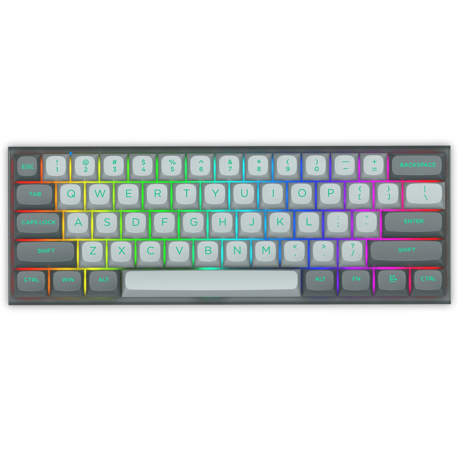 Magnetic Axis Keyboard Eyooso 61-key Rgb Wired Usb Keyboard With ...