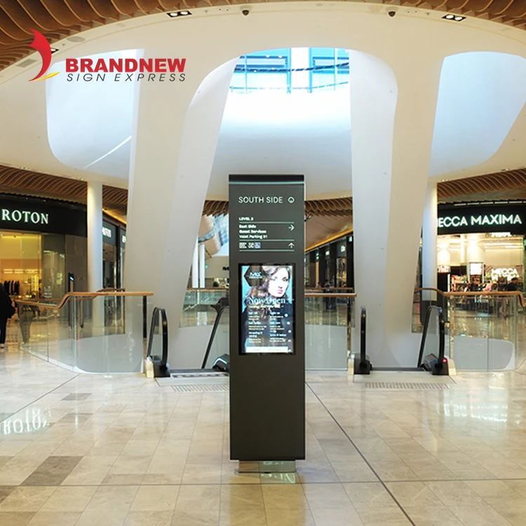 Shopping Mall Standing Guide Sign Led Directional Signage - Buy ...
