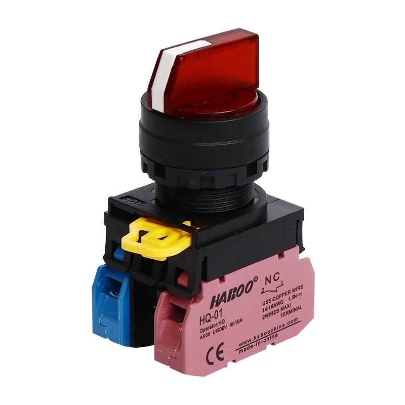 22mm IDEC Similar Illuminated 2/3position Selector Switch