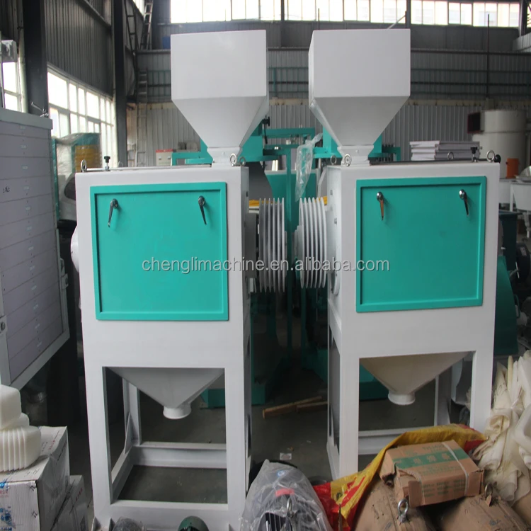 Corn Maize Emery Roller Peeling Dehuller Machine - 1 Ton/h