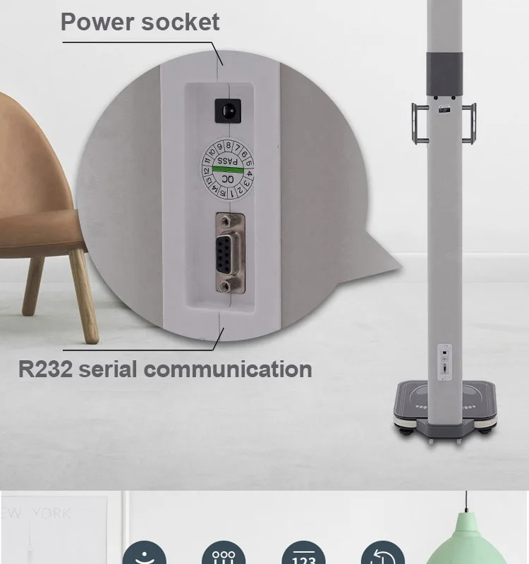 BMI Smart Height Scales Pressure Machine With Stand Electron ...