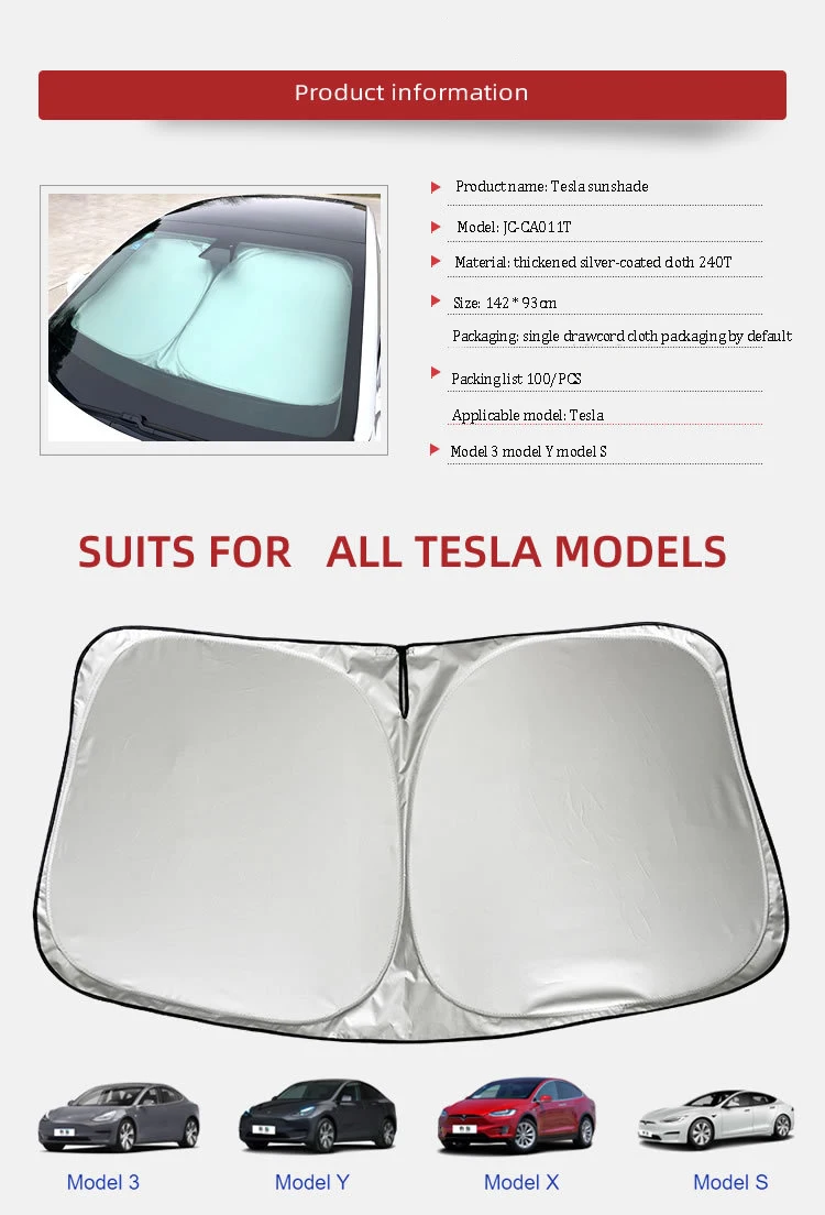 Foldable Reflector Double Shading Front Windshield Car Sun Visor ...