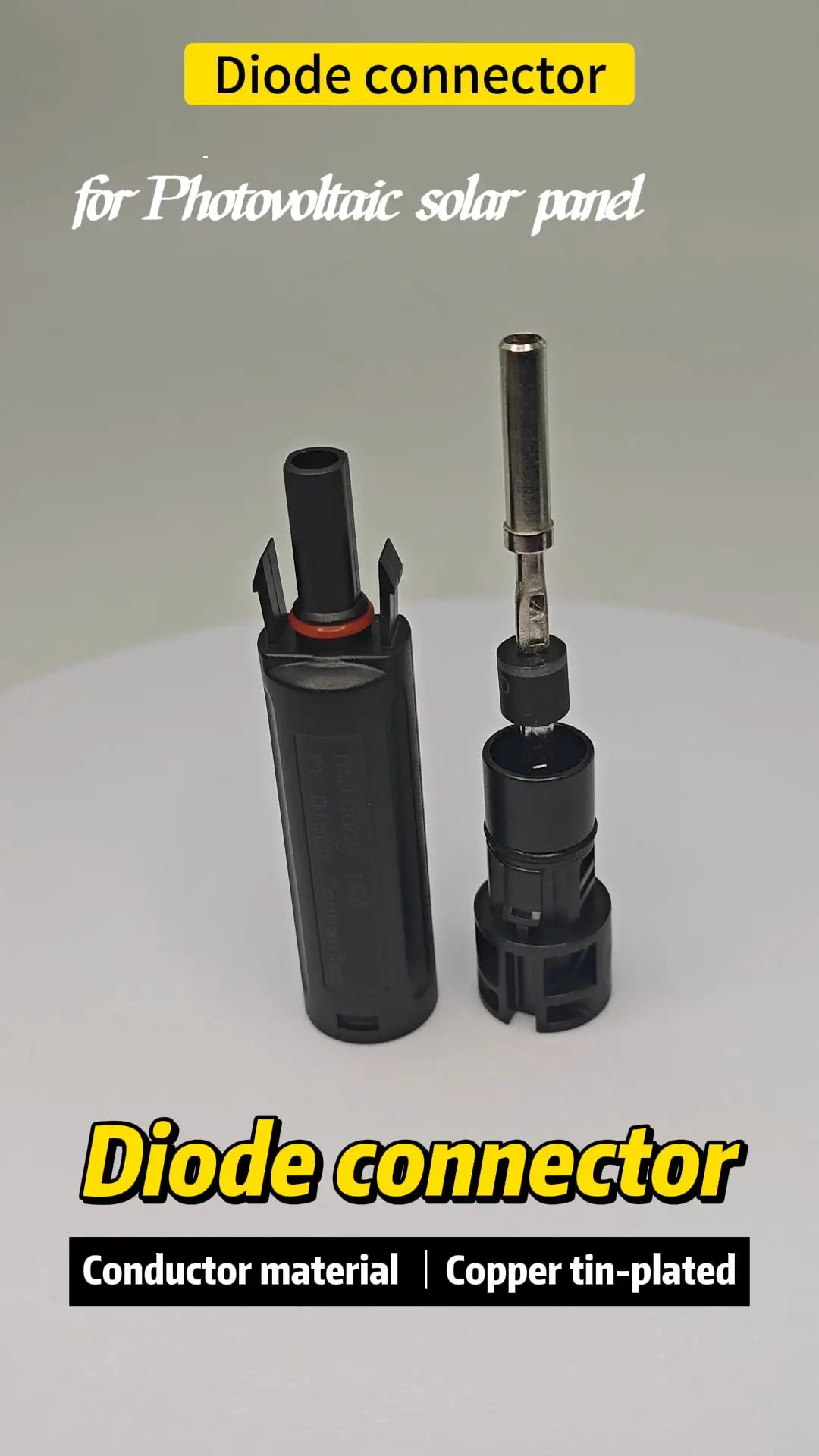 Shunkonn Solar Pv Fuse Connector 1000v Dc 20a P68 Waterproof Circular ...