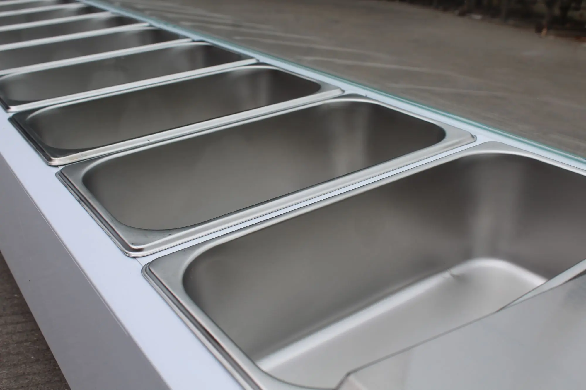 Alibaba.com: GN1/3 1.8M Restaurant Display Counter, Top Salad Prep ...