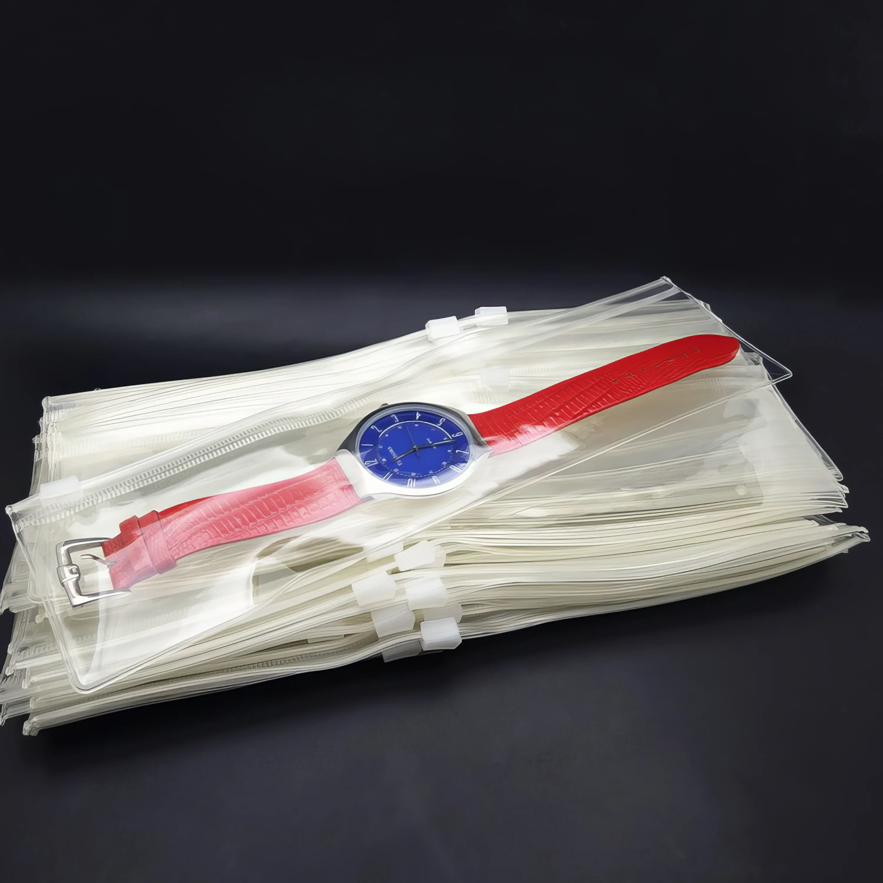 Pvc Watch Wact Strap Transparent Clear Pvc Storage Ziplock Zip Lock ...