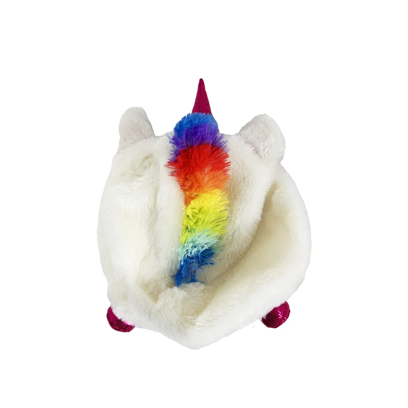 Custom Inflatable Plush Balls - Fuzzy Unicorn Toys