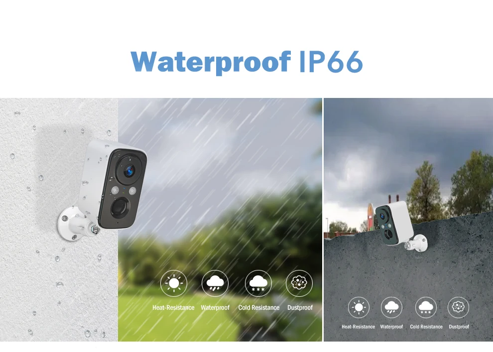 Wireless Outdoor Security Camera - Battery Powered Surveillance