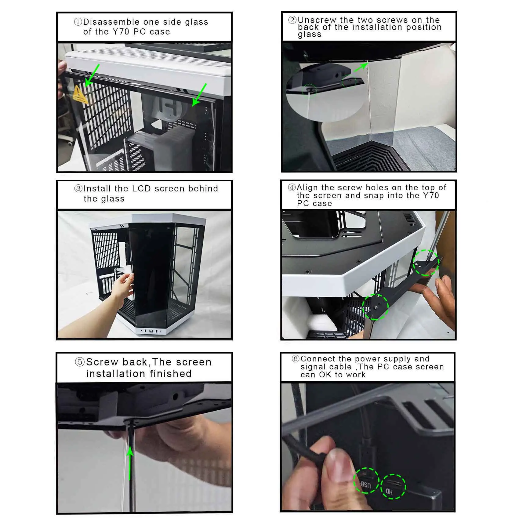 Y70 PC Case Touchscreen Panel - 14.5" Second Screen Monitor