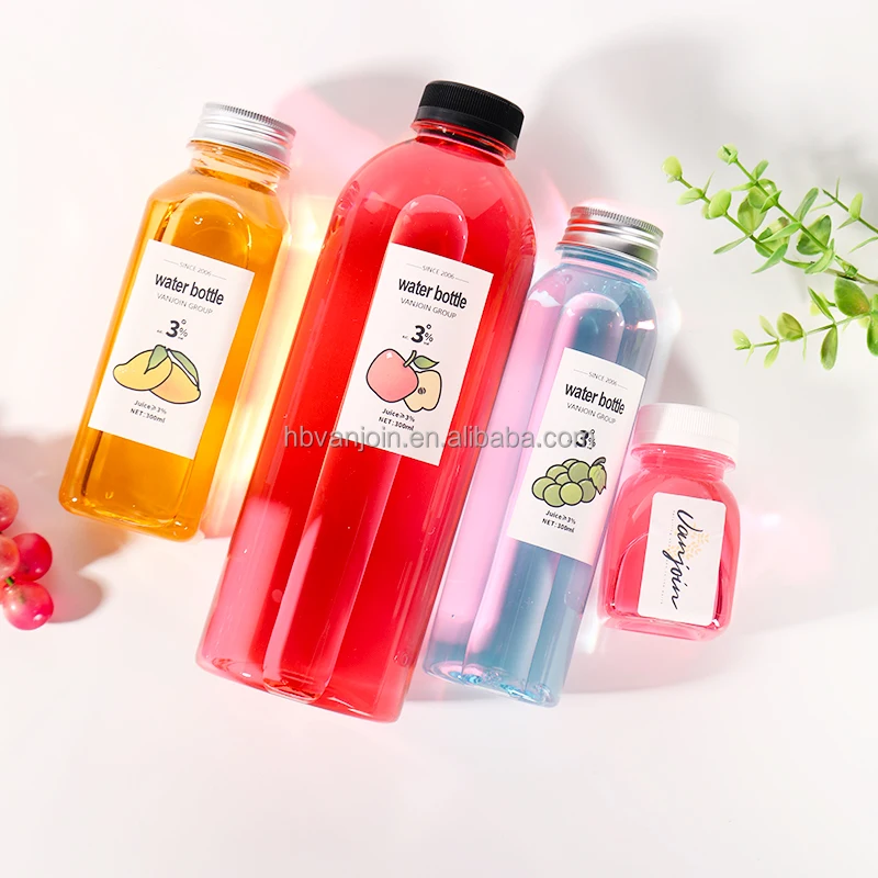 Bpa Free Empty Mini Juice Shot Bottle Mini 50ml Boston Round Juice ...