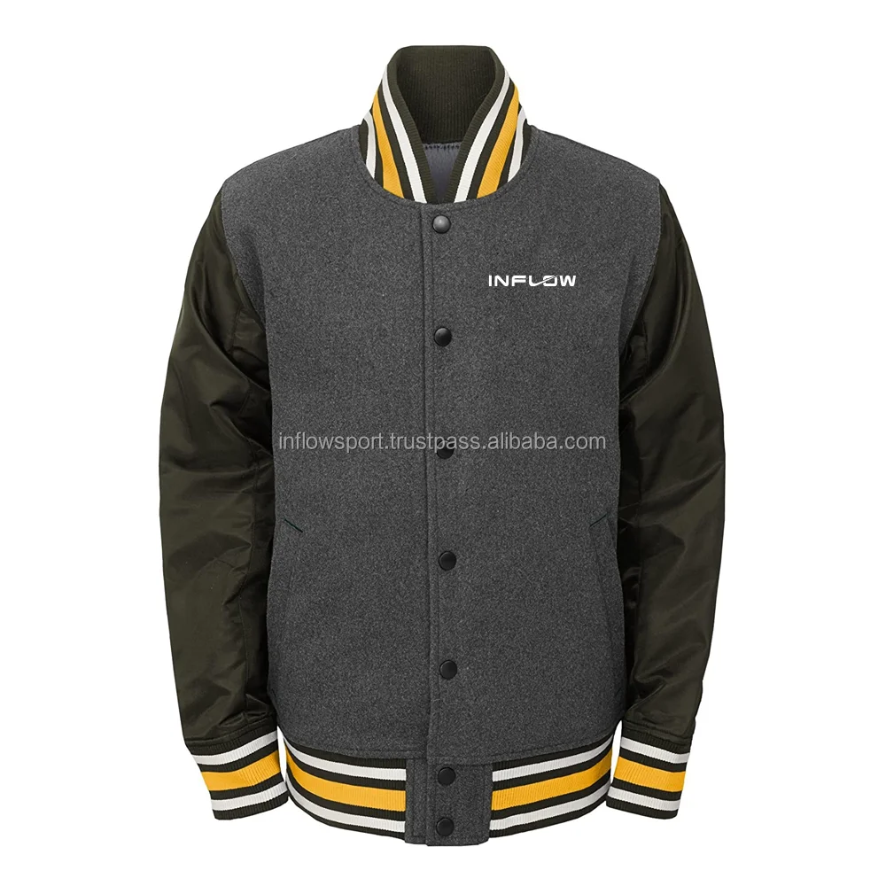 Men's Varsity Jacket Winter Waterproof Breathable High Quality Fabric ...