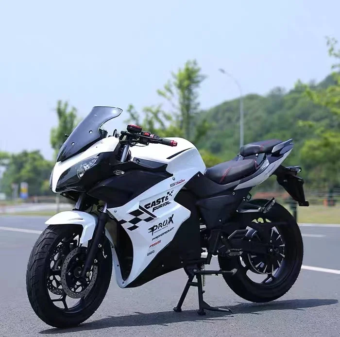 12000W Racing Electric Motorcycle - Fast 120km/h Speed, 72V Battery ...