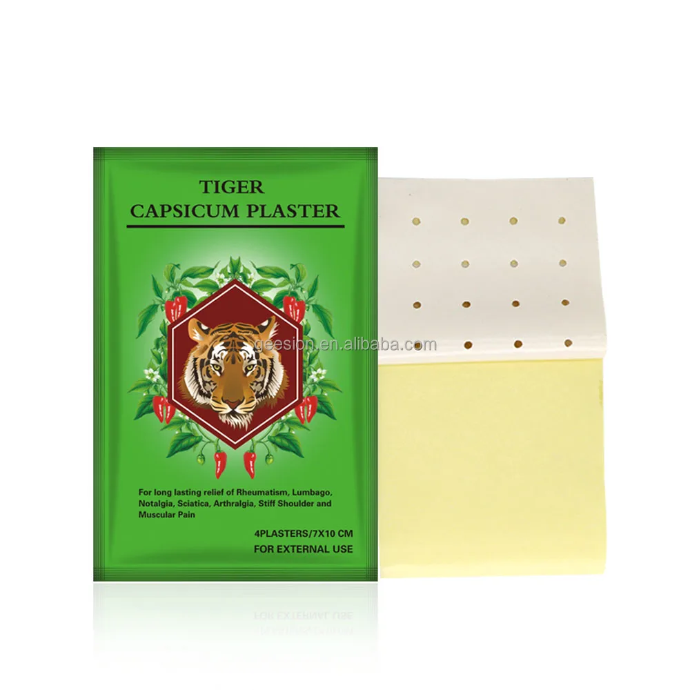 Effectively Relieve Shoulder Knee Pain Tiger Capsicum Plaster - Buy ...