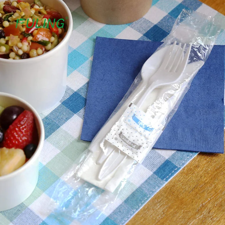 Wrapped Plastic Silverware - Perfect for Restaurant Packaging