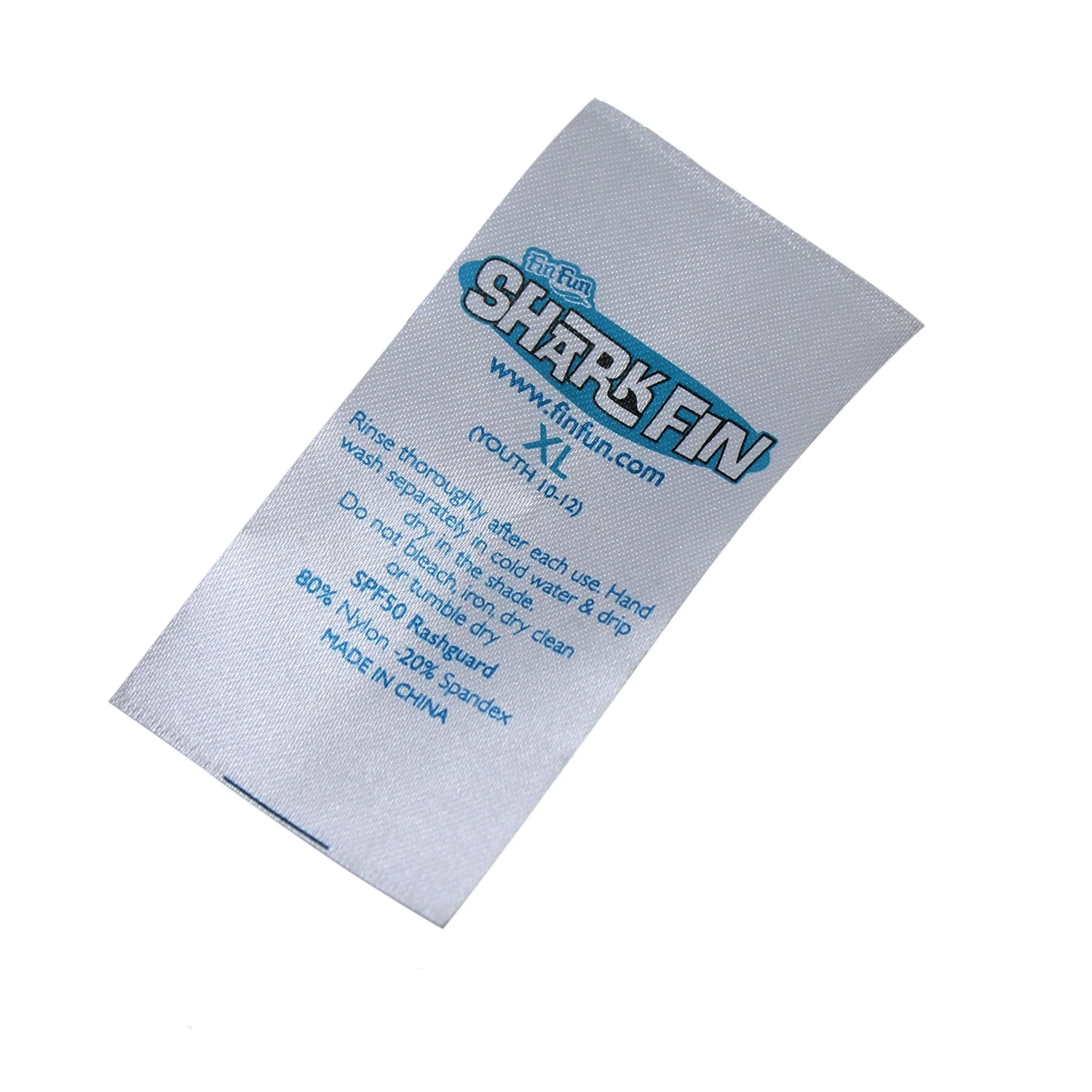 Custom Logo Printed Garment Care Label Washable Iron Material Sewn-in ...