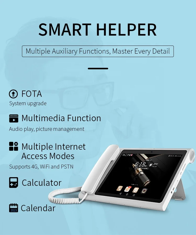 Videotelefono Fisso - Home Volte Touch Screen Wifi Hotspot