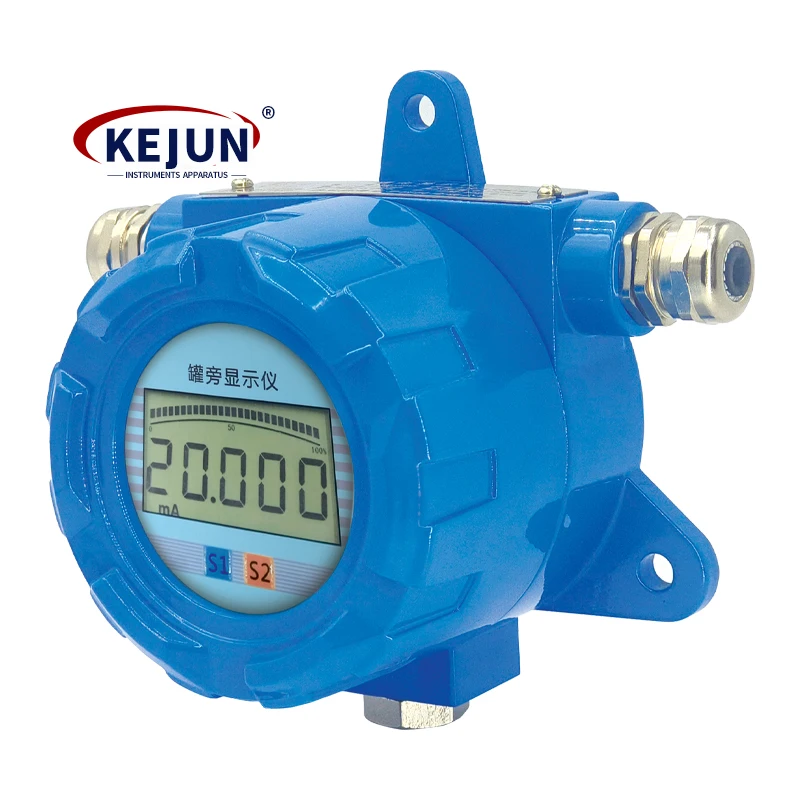 4-20mA Ultrasonic Level Meter Gauge Field Display Instrument Reservoir ...