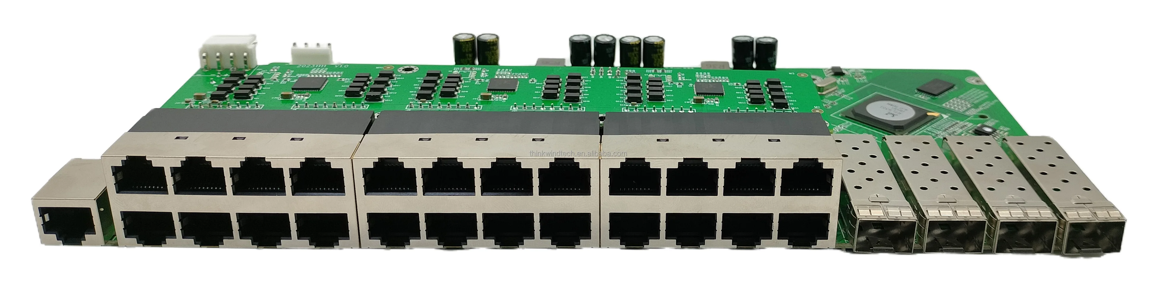 Stackable Manageable Poe Switch 24-port 10/100/1000m Base-t +4-port 10g Base-r Sfp/sfp+ - Buy 24 ...