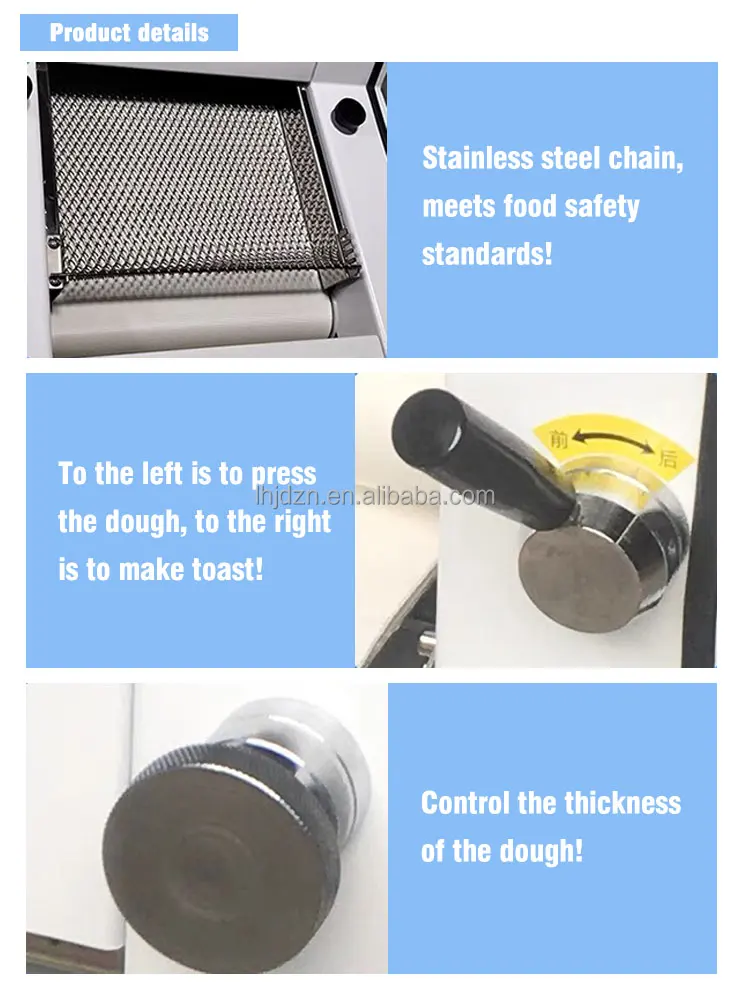 High Quality Dough Roller Moulder for Baguette Bakery