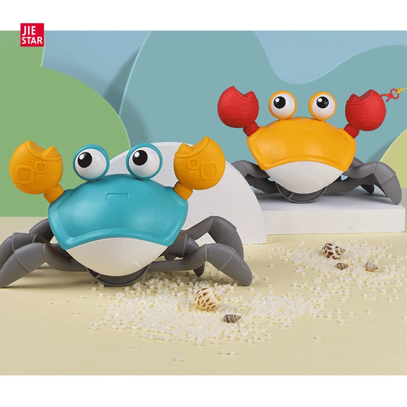 Amphibious Movable Pet Crab Bathtub Toy Windup Swimming Crab Summer ...