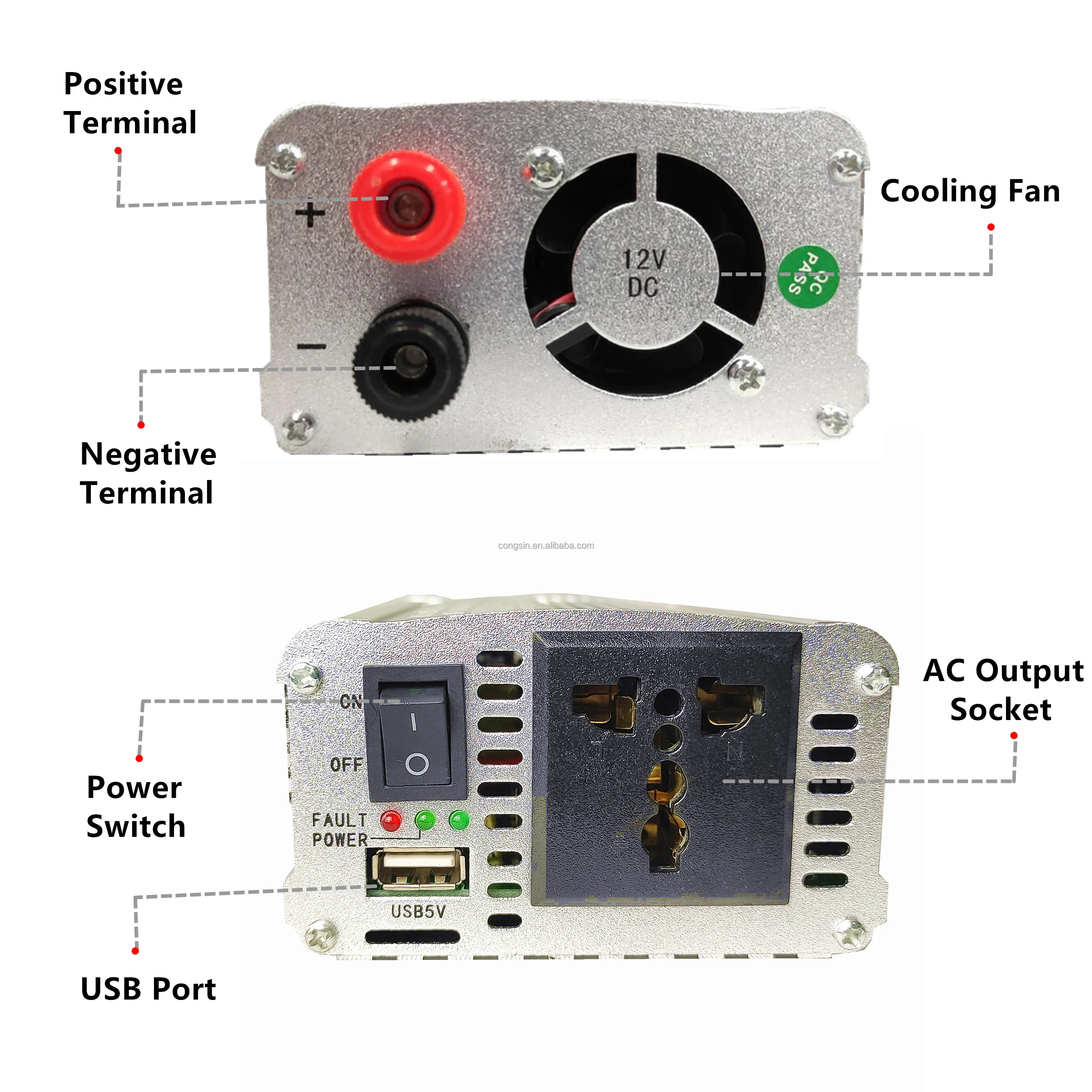 Factory Sale Inverter 100w 200w 300w 500w 1000w 1500w 2000w Modified ...