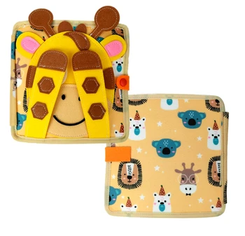 Giraffe Interactive Busy Board For Kids Early Education Quiet Book ...