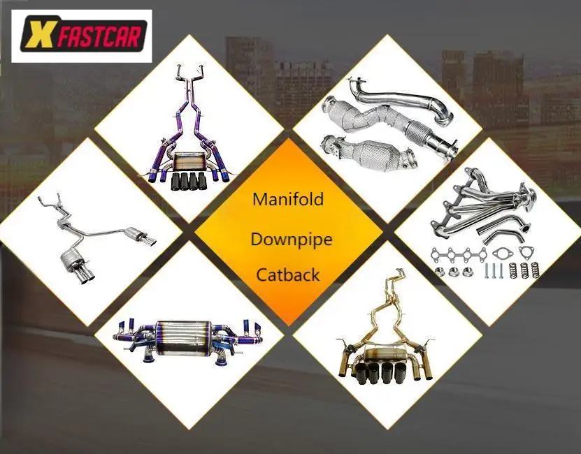 New Trend Titanium Exhaust System for Mercedes-Benz W221 W222 W223 with ...