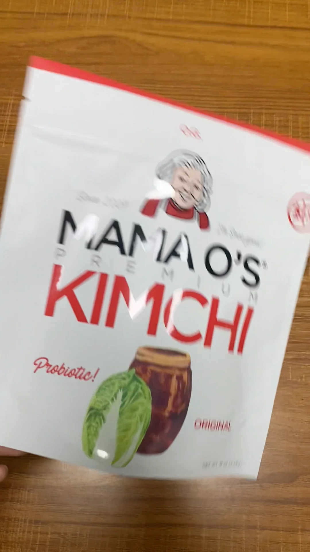 Custom Printed Matte White Uv Printing Stand Up Food Pouch For Kimchi ...