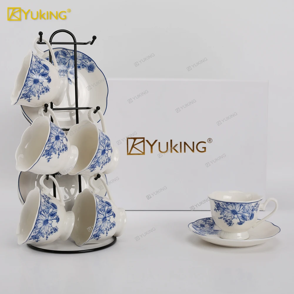 Popular Blue Flower Design Luxury European Style Customize Design Fine ...