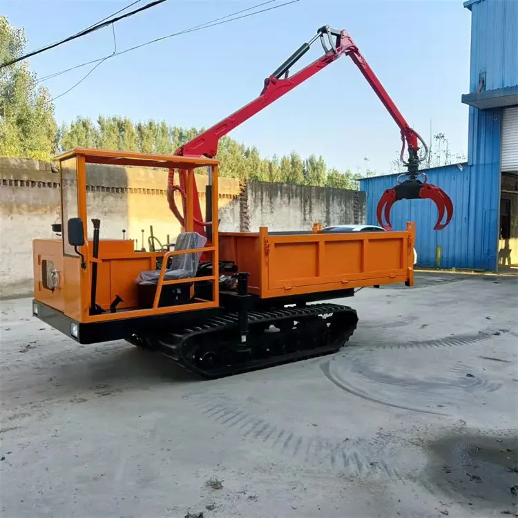 Tree Branches Shredder Industrial Wood Technical Sales Log Grabber For ...