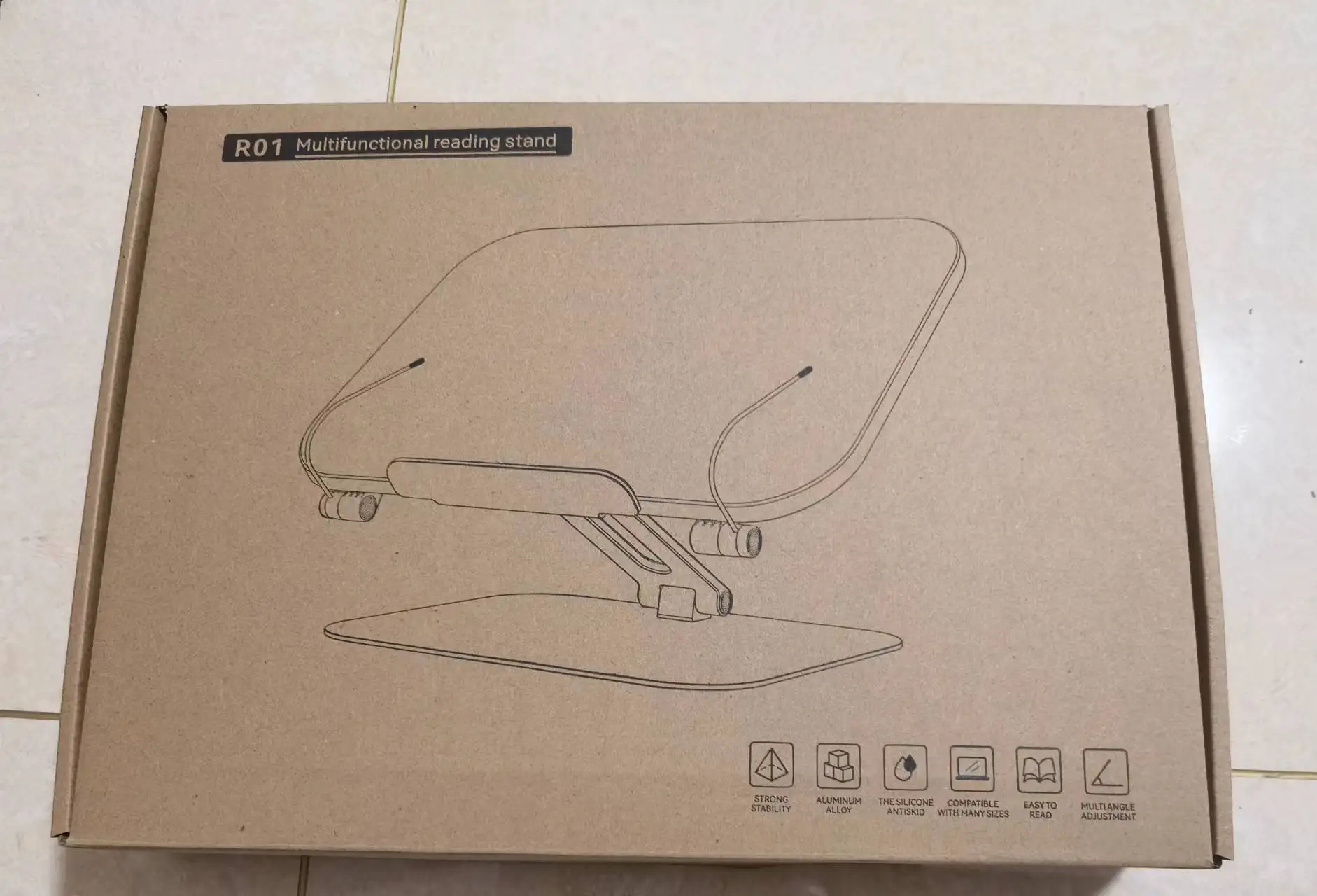 New Chinese Made Aluminum Alloy Reading Stand Wooden Reading Stand ...