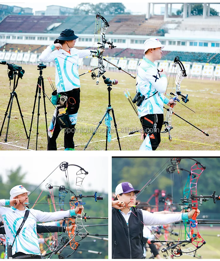 TOPPOINT ARCHERY Reliance 36 Target Compound Bow with CNC Riser, Gordon ...