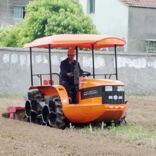 Paddy Field Tractor/small Boat Tractor/ Paddy Tire Farm Boat Tractor ...
