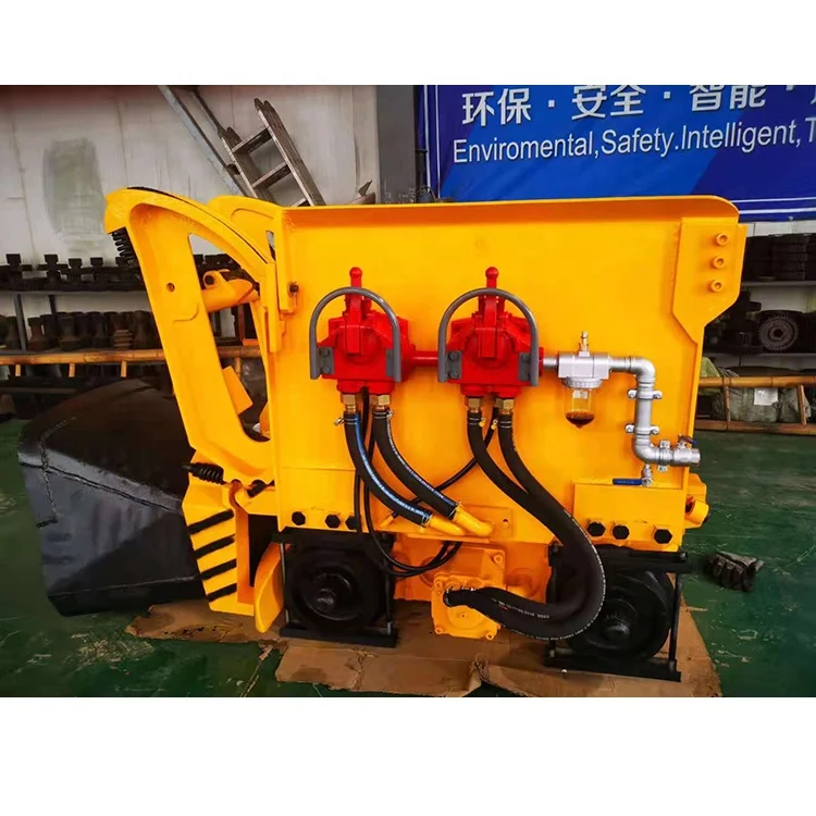 Mining Machine Pneumatic Mucking Rock Loading Machine 0.65m³ Bucket ...