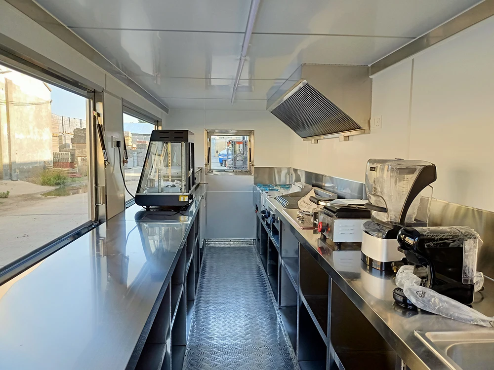 Shipping Container Bar - Fast Food Kiosk & Coffee Cafe