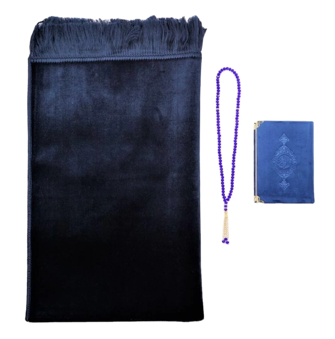 Ready Stocks Much Colors Dutch Velvet Foldable Prayer Mat Islamic ...
