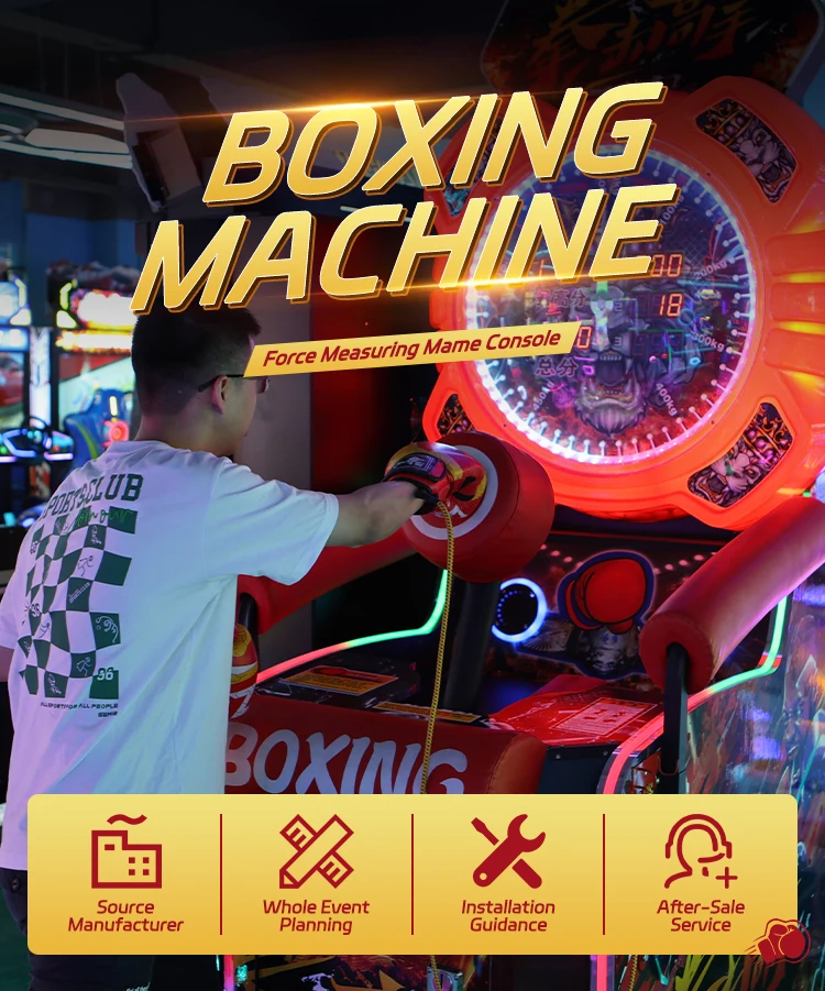 Wholesale Coin Operated Electronic Boxing Game Machine Outdoor Funfair ...